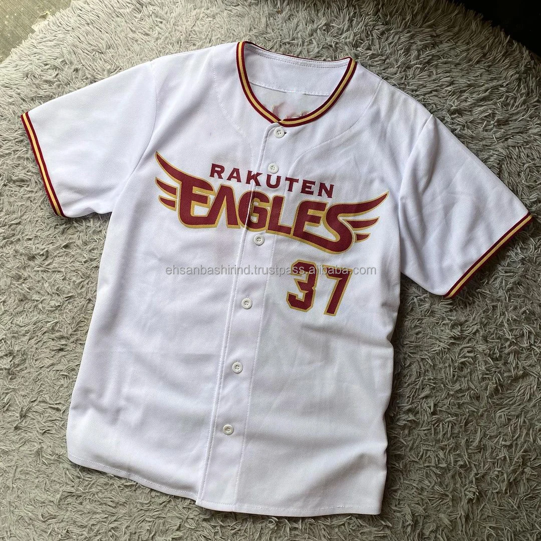 Baseball Jersey Printed Embroidered Jersey Oem Custom New Shirts Unisex ...
