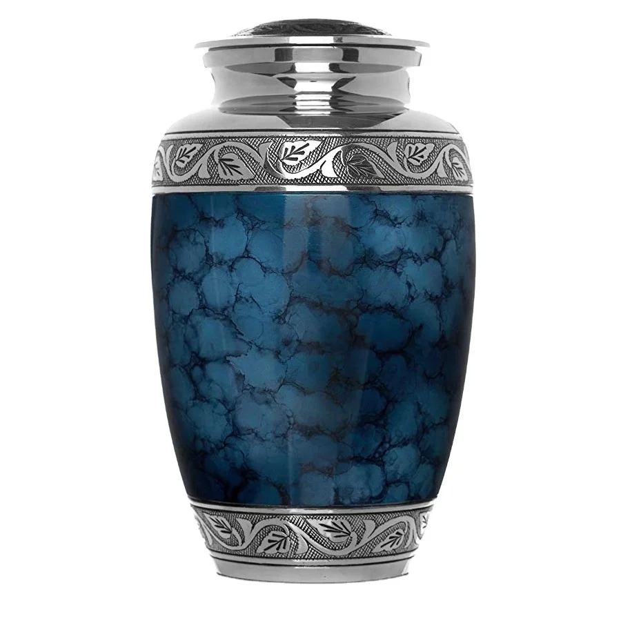 British American Classic Cremation Urns & Keepsake Blue Fire Customized ...