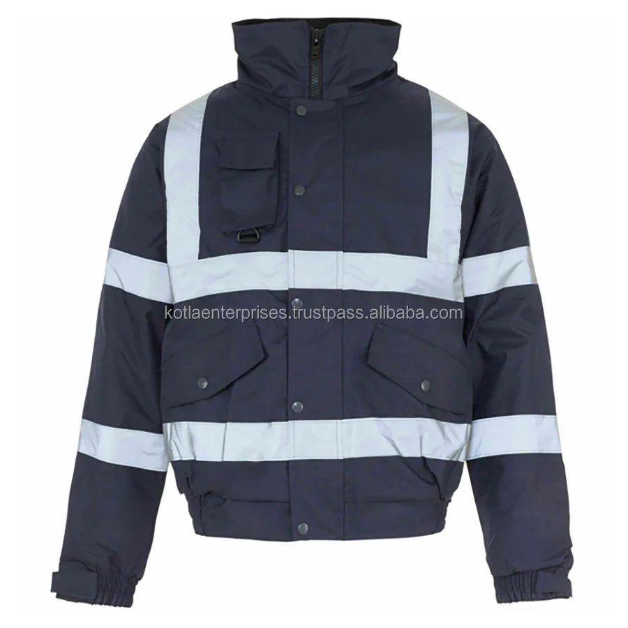 100%cotton Industrial Heavy Duty Safety Working Jacket - Buy High ...