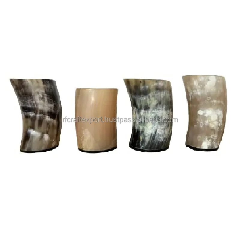 Customized Cow Horn Viking Drinking Horn Mugs Custom Logo Viking ...
