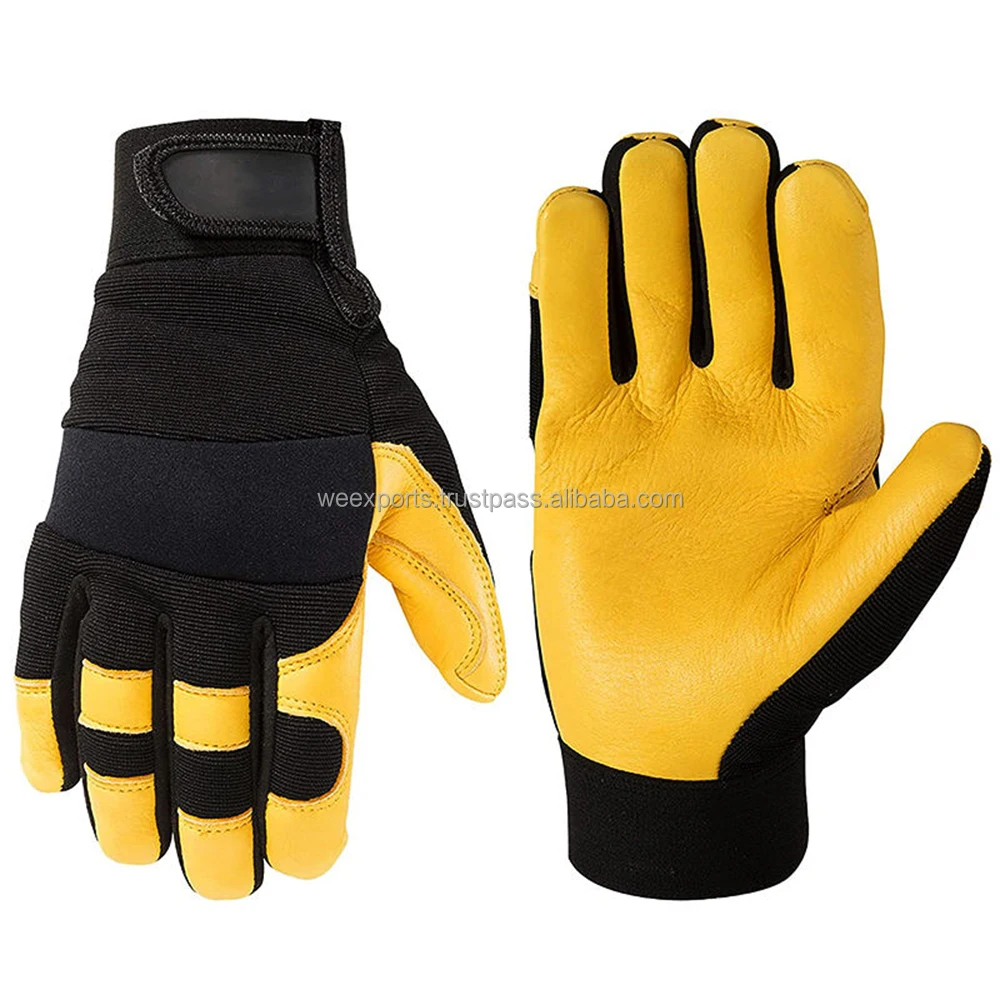 Impact Industry Heavy Duty Car Mechanic Hand Protection Guantes Safety ...