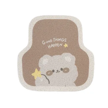 4-piece Oriental Cartoon Toy Adhesive Anti-slip Wire Loop Car Mats For ...