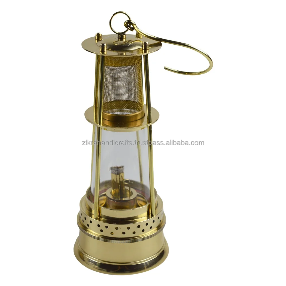Trendy Brass Oil Lamp Stylish Shiny Finishing Design Emergency Kerosene ...