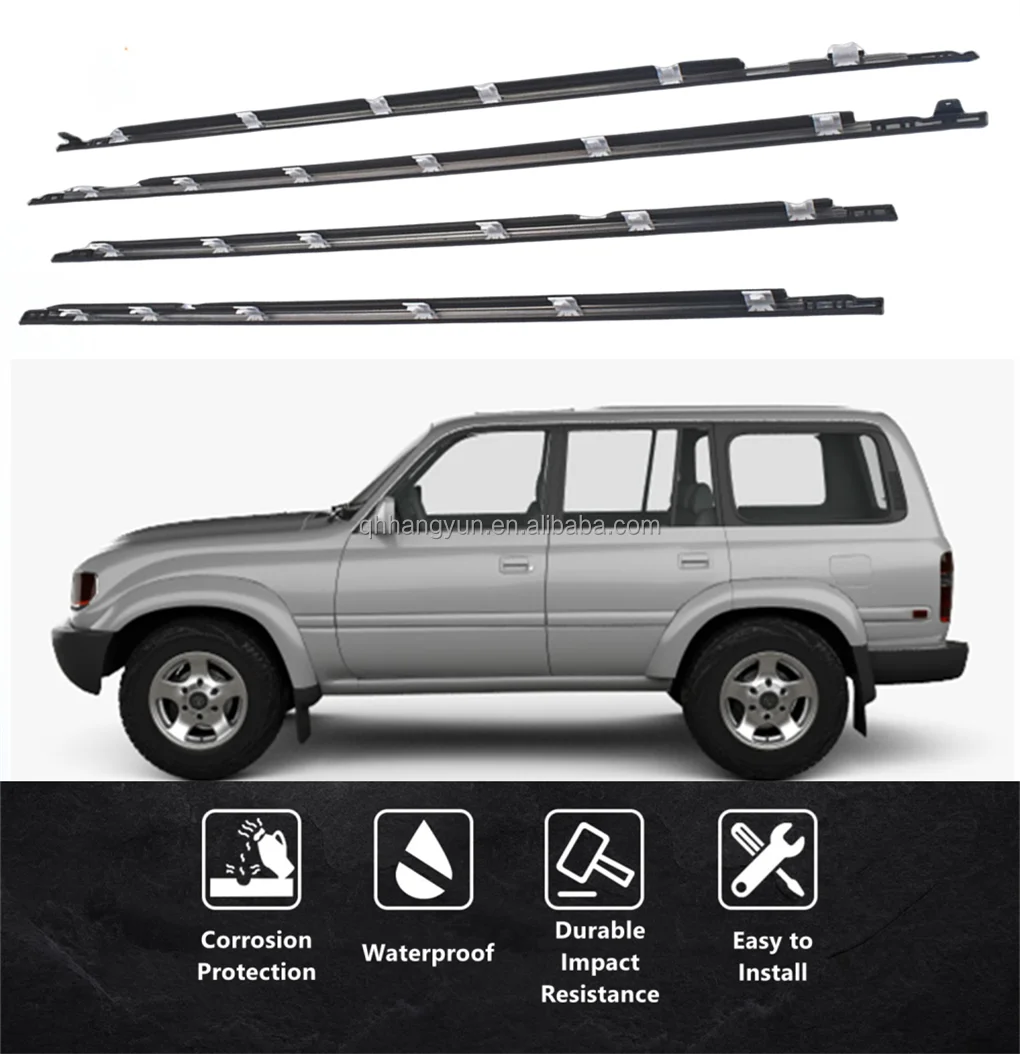Car Body Rubber Part Window Felt Weatherstrip for Toyota Landcruiser ...