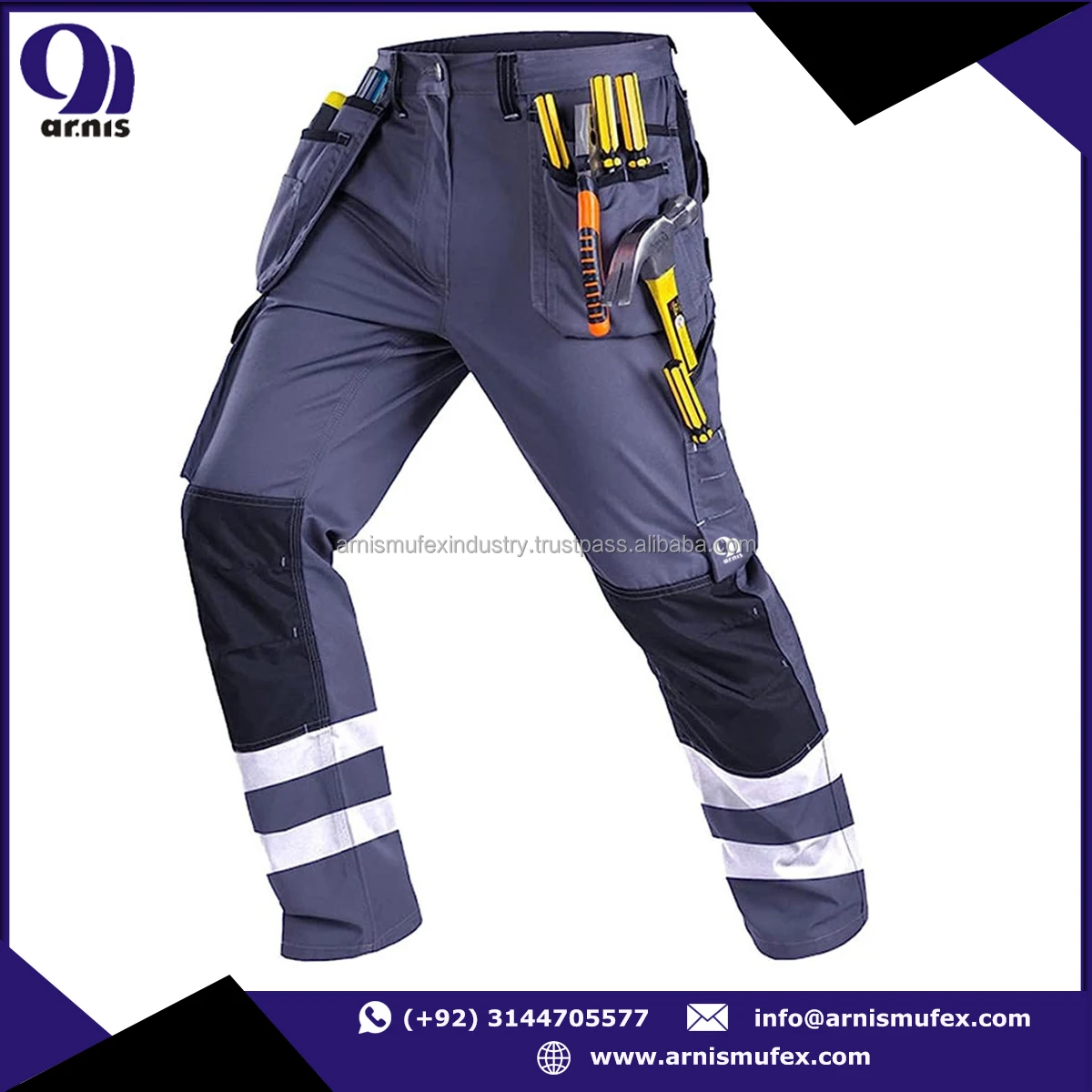 Custom Mechanic Workwear Men's Cargo Work Mechanic Pants Men Work ...