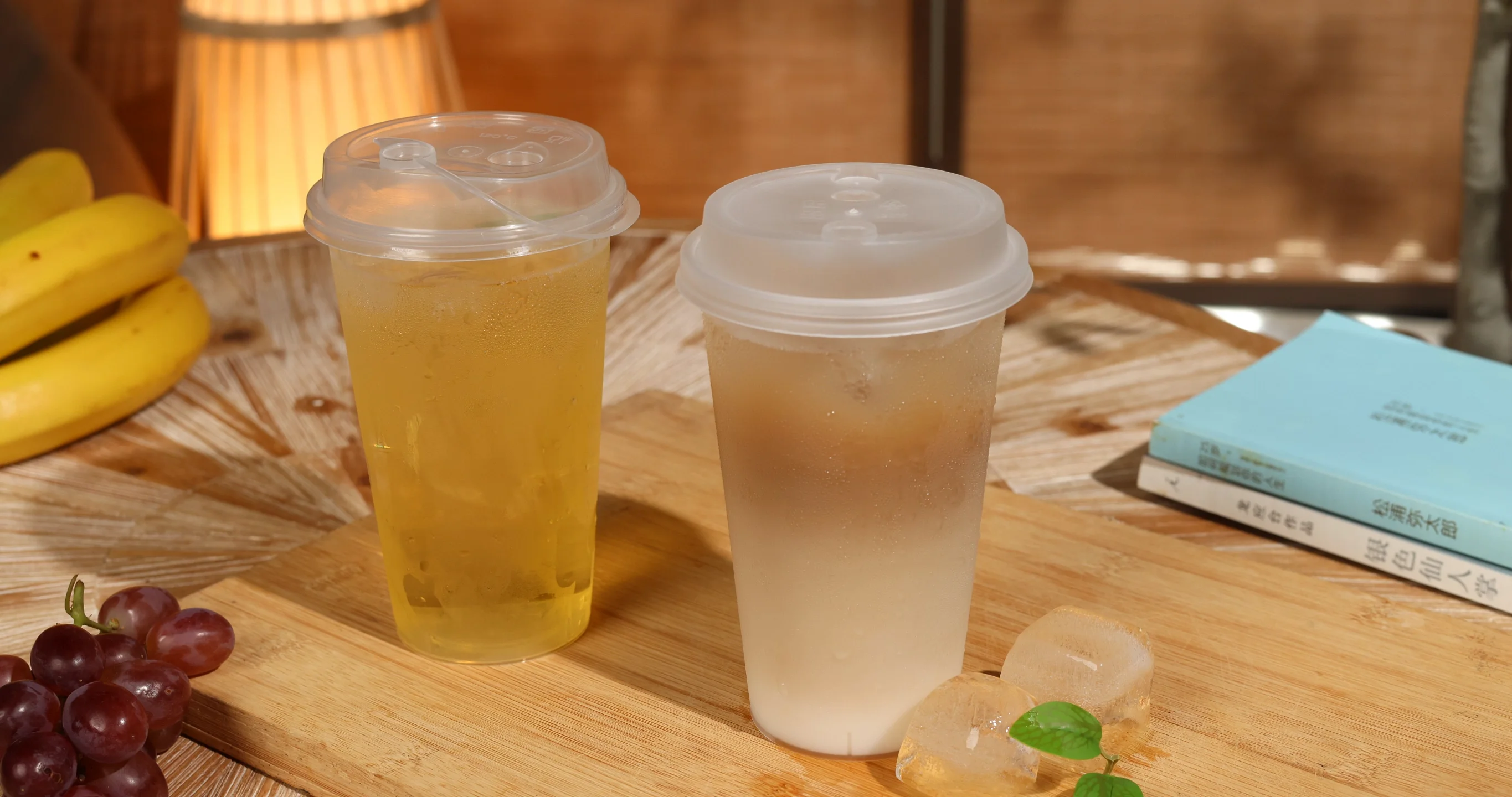 1000ml Fruit Tea Portable Bucket Disposable Large Capacity Juice Drink ...