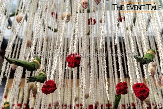 Indian Flower Garland - Rajnigandha Rose-Lily Decoration