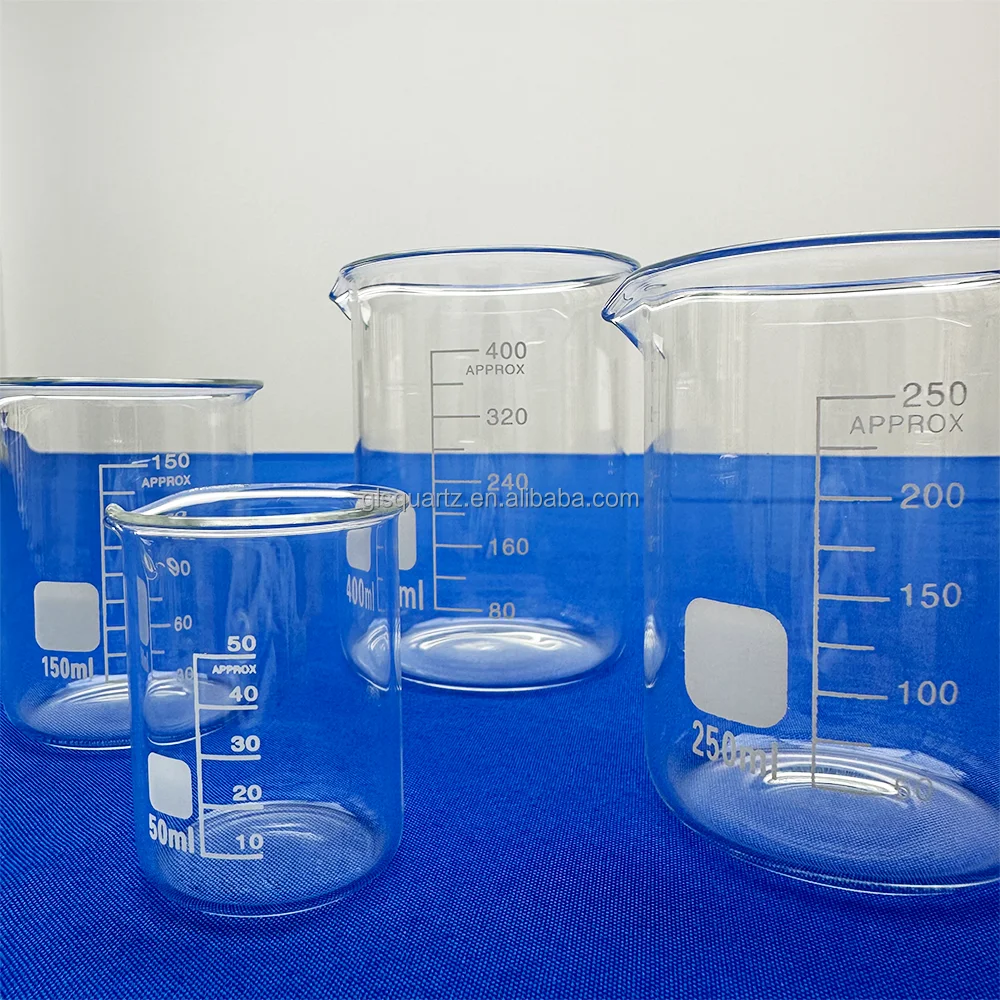 Laboratory Glassware 50ml 250ml 500ml 1000ml Measuring Cylindrical ...