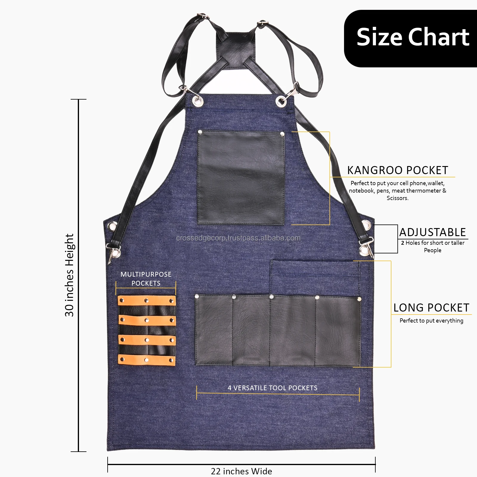 Customized Barber Apron Unisex Uniform for Men and Women High Quality ...