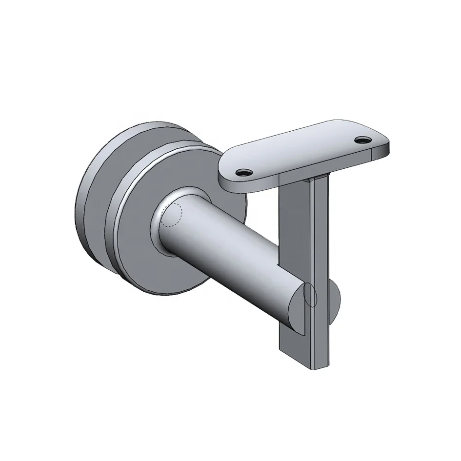 Radius L Shape Adjustable Glass Handrail Brackets - Buy Radius Saddle ...