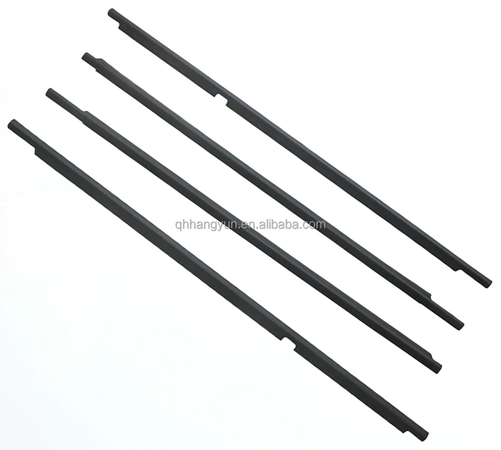 Black Chrome Weatherstrip for Toyota Land Cruiser LC100