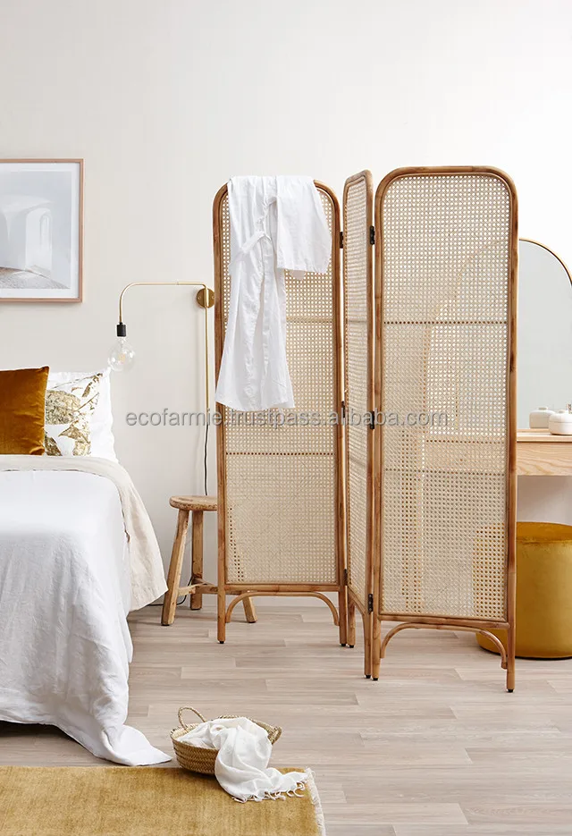 Natural Rattan Bamboo Room Dividers for Eco-Friendly Spaces