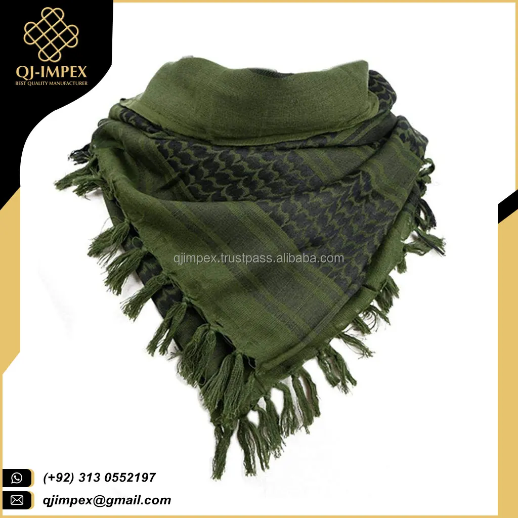 Arab Scarf Tactical Desert Palestine Keffiyeh Wrap 38 X 38 Inches ...
