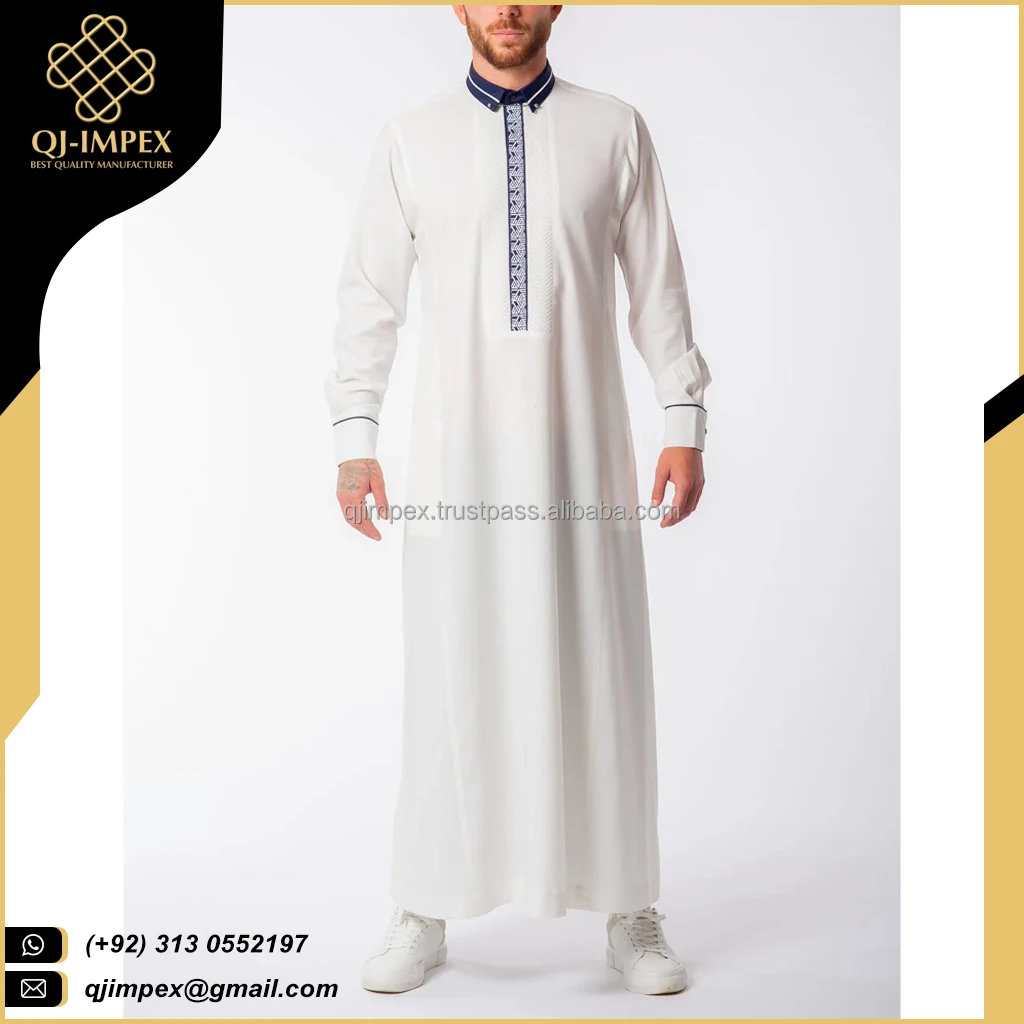 Wholesale Customized Odm Traditional Islamic Thobe Top Selling Premium ...
