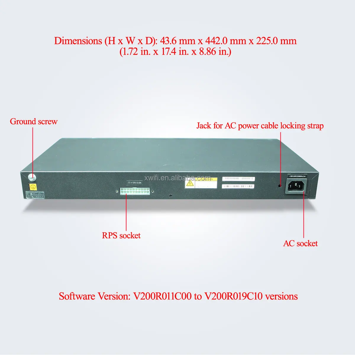 32 Port Network Switch S6720-32x-li-32s-ac Manage Stackable Switch Of ...