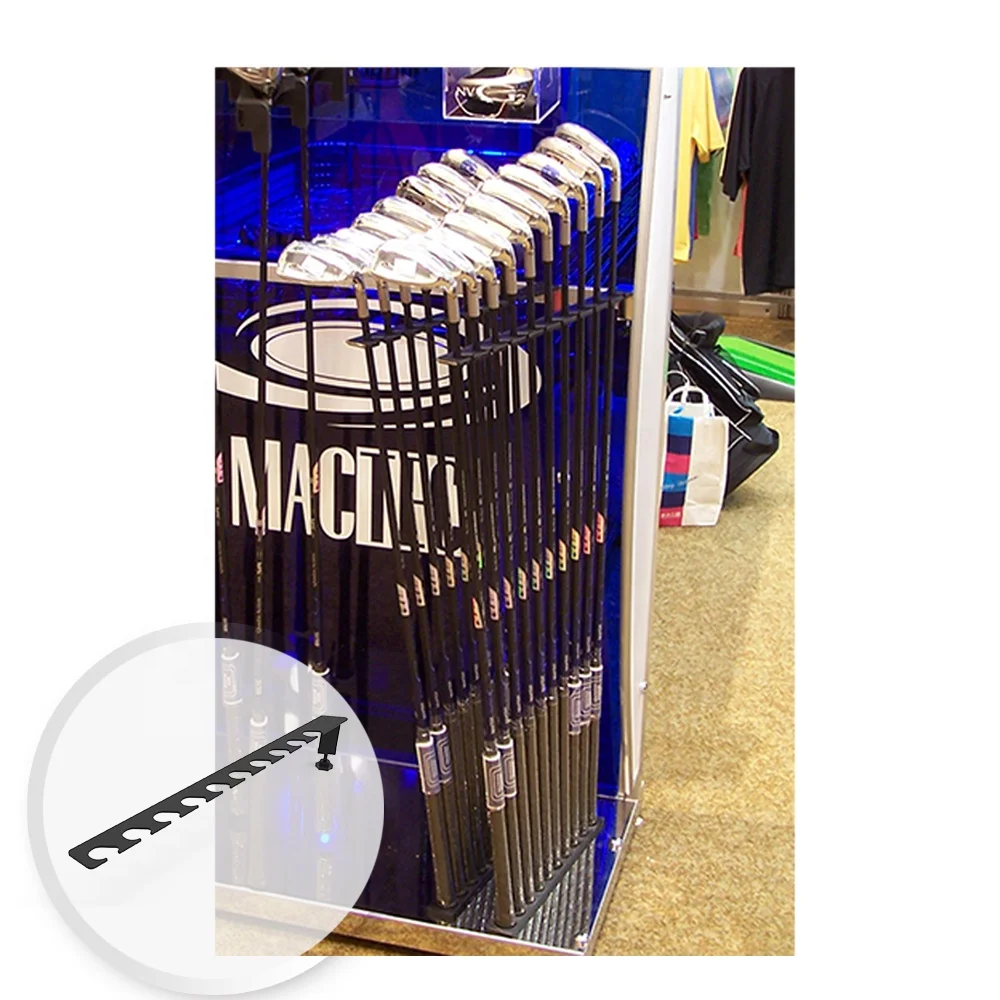 Slatwall Metal Golf Club Display Holder Hook - Buy Golf Club Wall ...