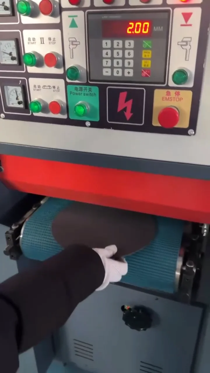 Heavy Duty Single Head Calibrating Sander Wide Belt Sanding Machine ...