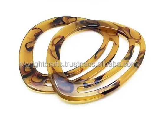 Plastic Bag Handles Parts Resin Acrylic Handmade Buckle / Bag ...
