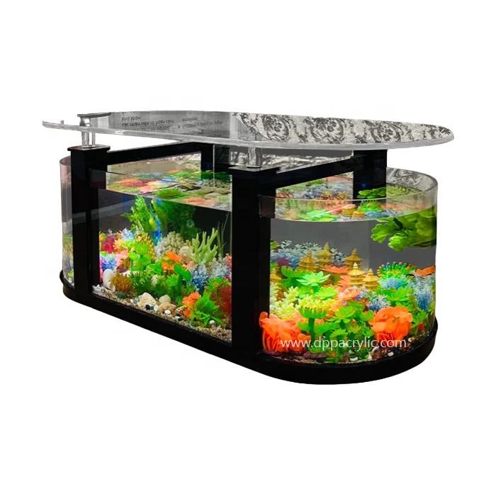 Transparent Clear Lucite Rectangle Acrylic Fish Tank Aquarium High ...
