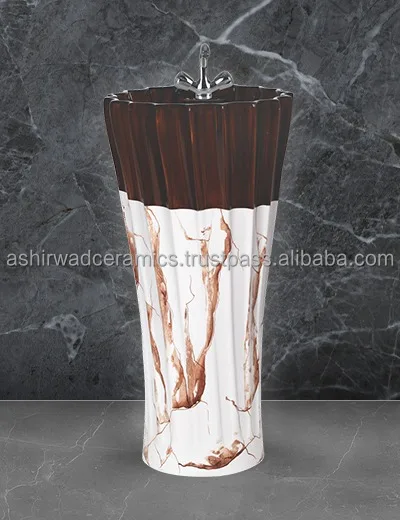 Premium One-piece Wash Basin Stylish Superlative Quality Ceramic Hand ...