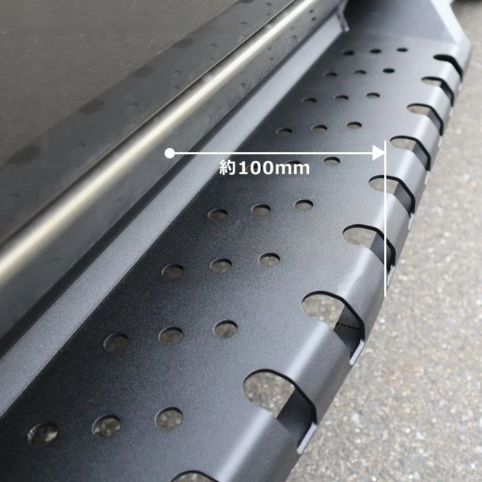 Hilux GUN125 Early Late Side Step Left & Right Set Black New Steel ...