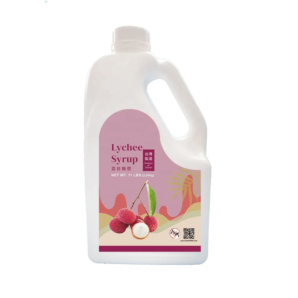 Jiuzhou _ Lychee Syrup 2.5kg-best Taiwan Bubble Tea Supplier - Buy Concentrated Syrup For Drinks ...