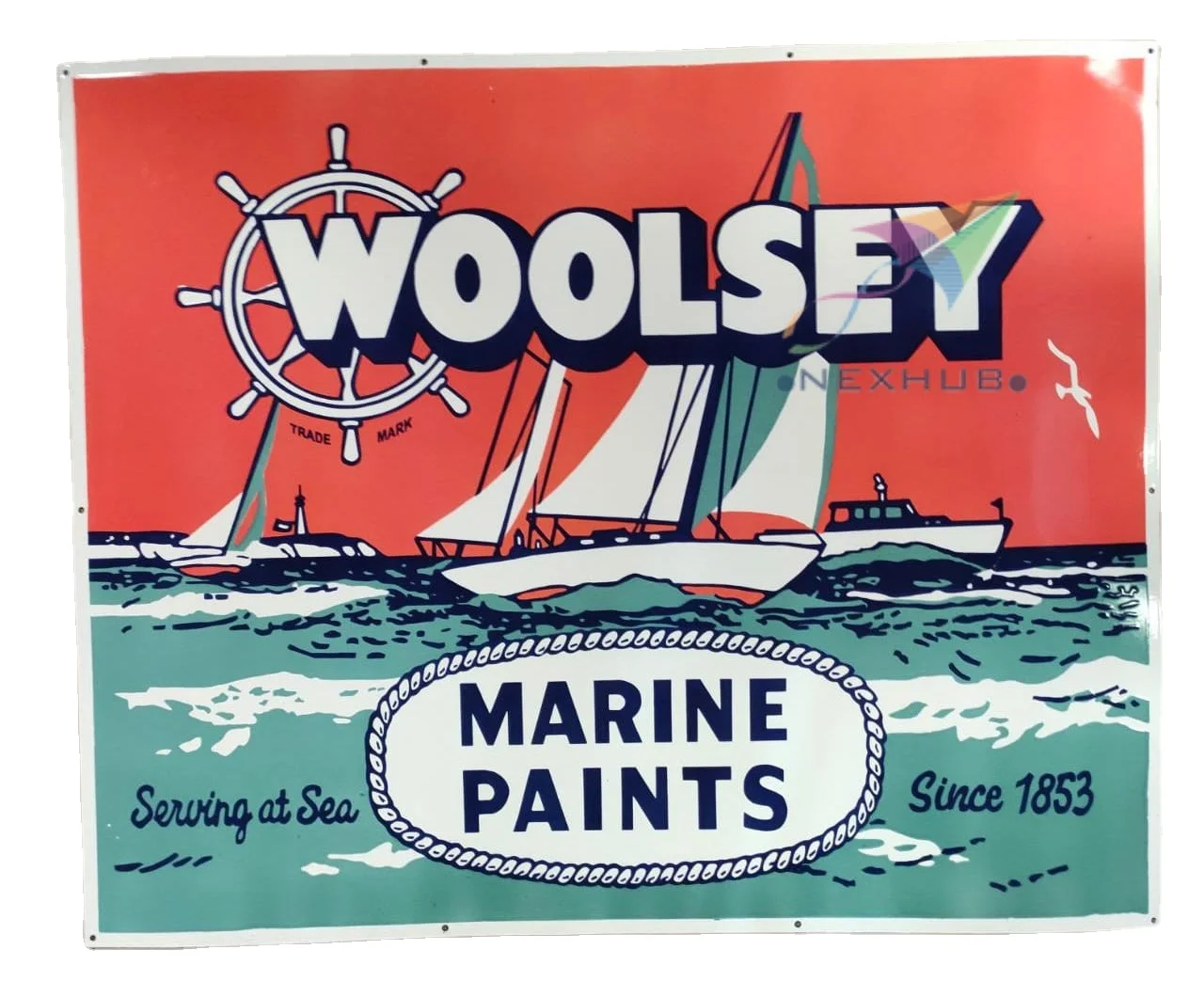 Latest Metal Crafts Retro Porcelain Vitreous Enameled Advertisement ...