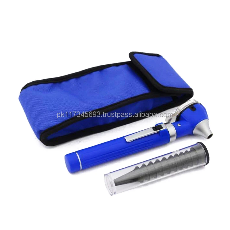 ENT Medical Fiber Optic Mini Otoscope Pocket Size With Case in All ...
