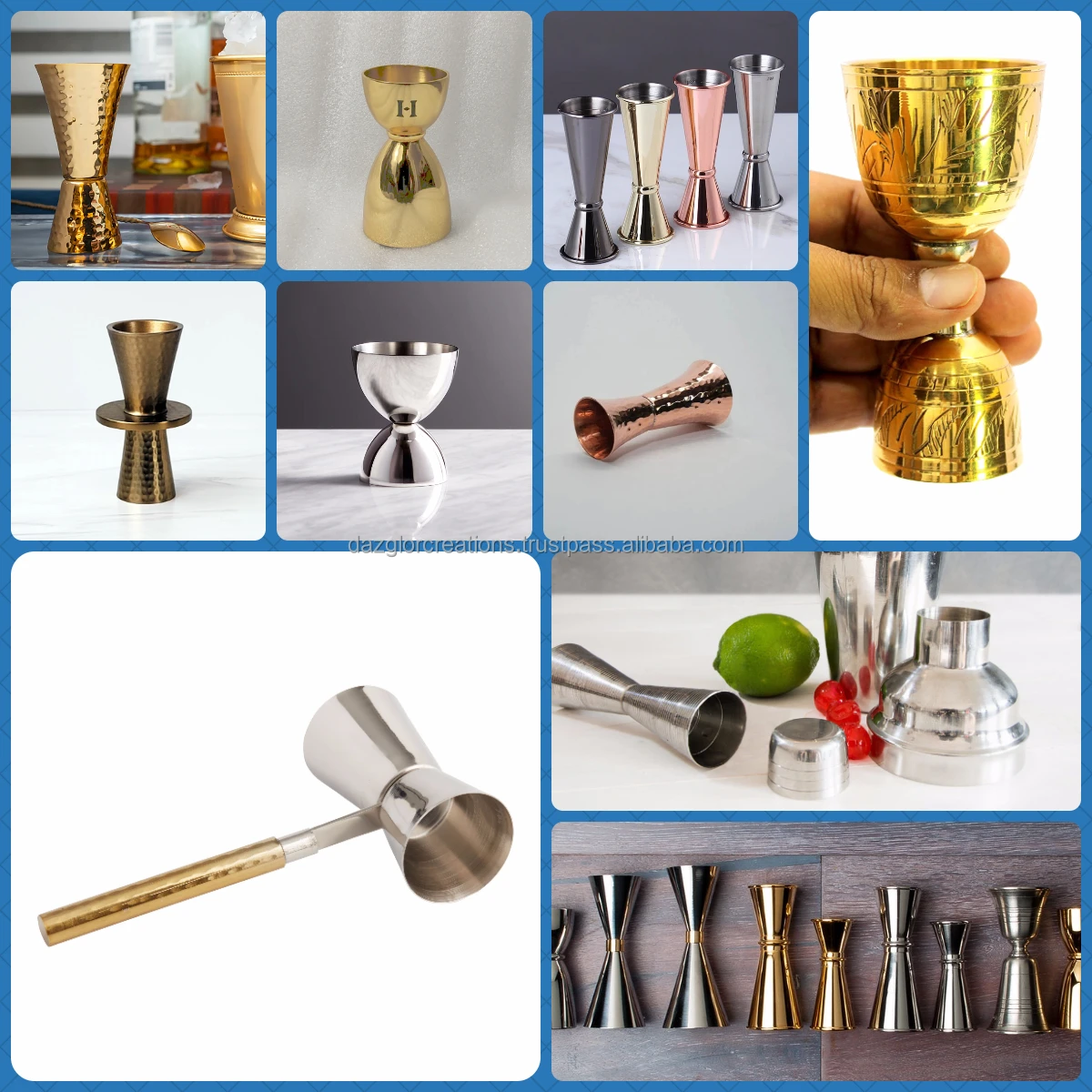 Professional Bar Tools Cocktail Bar Jigger Whiskey Jigger 1/2oz ...