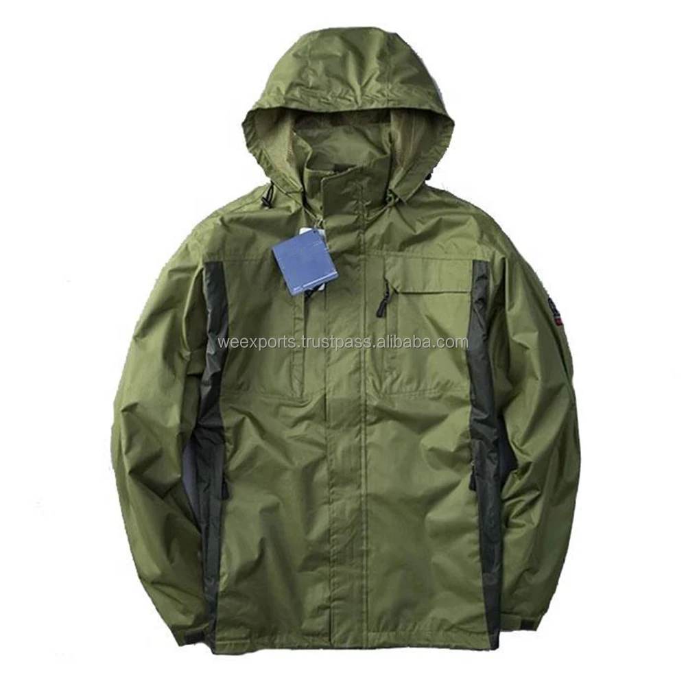 Custom Outdoor Waterproof Breathable Windbreaker / Lightweight ...