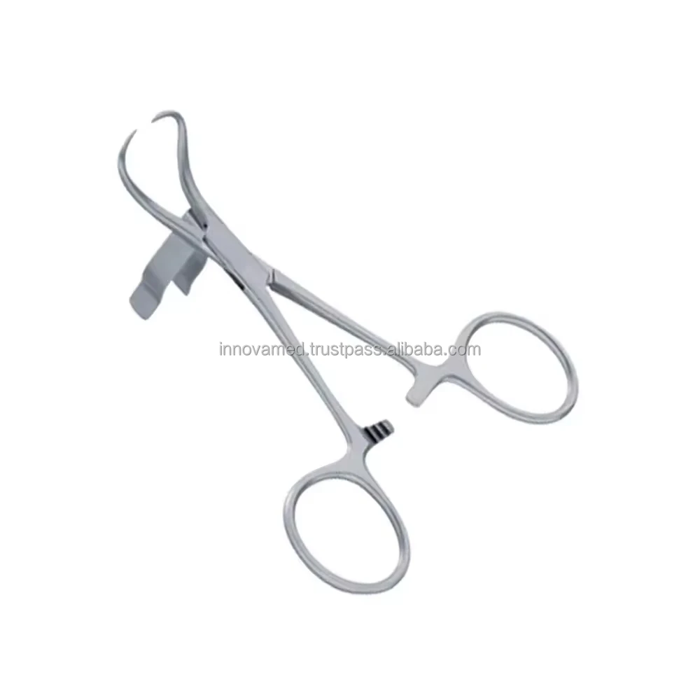 Customized Made Towel Clamps Straight Curved Surgical Forceps 13.5 With ...