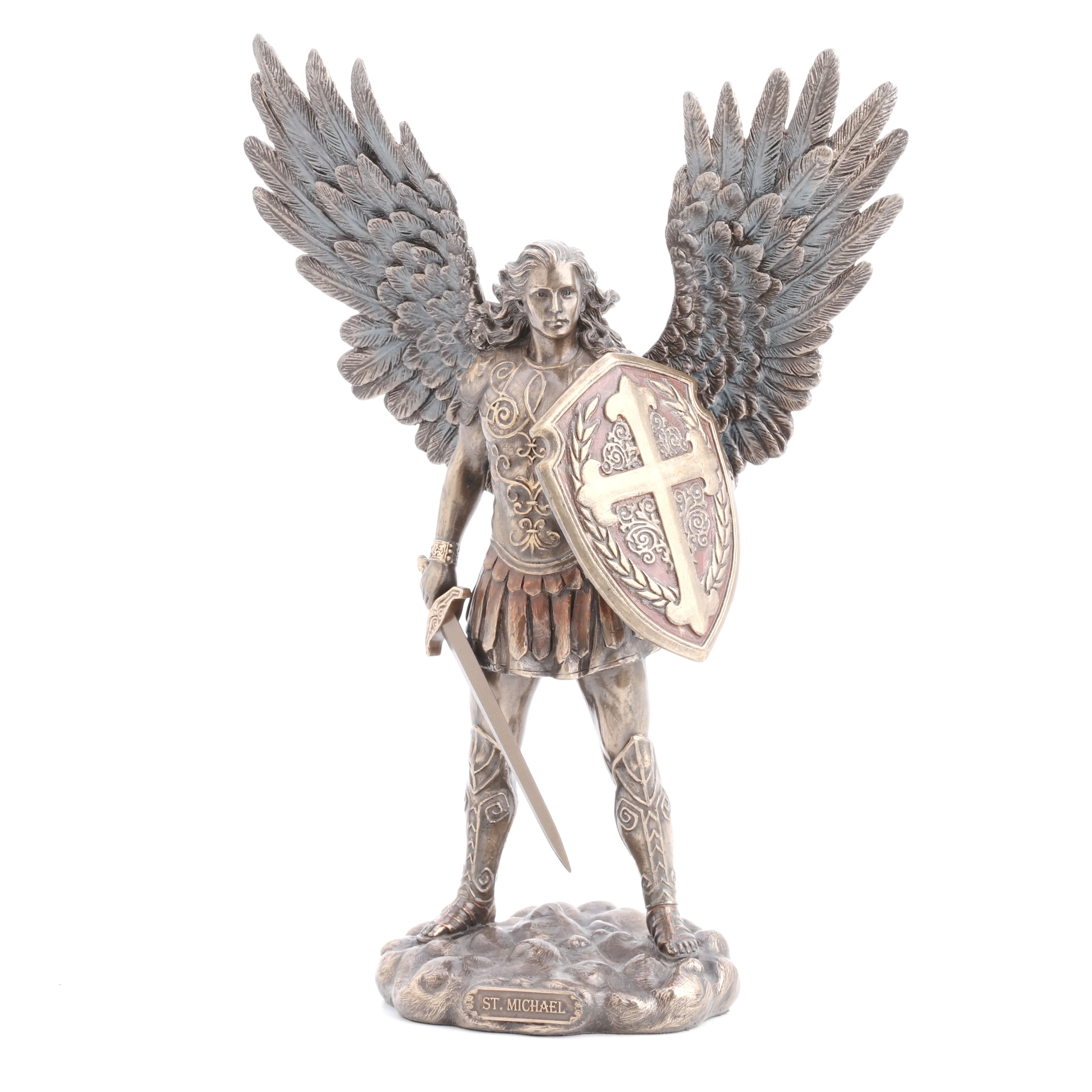 Veronese Design -archangel Saint Michael With Sword And Shield- Cold ...