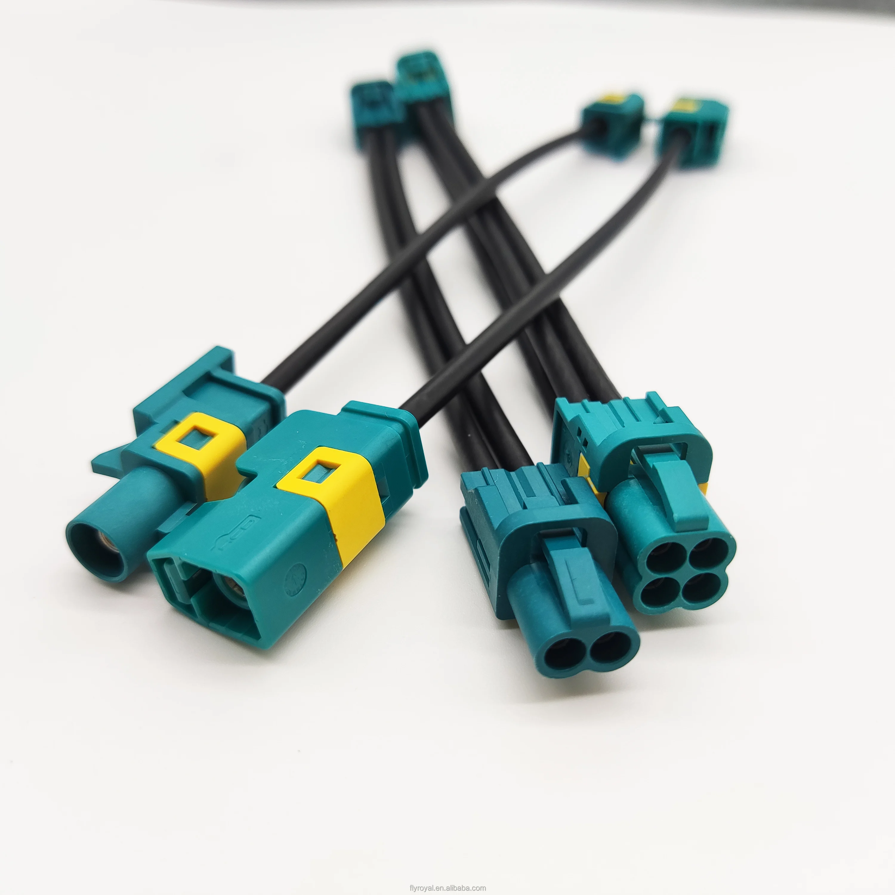 Mini Fakra Cable 4P Male to Male 50ohm RG316 Coaxial Pigtail Jack to ...