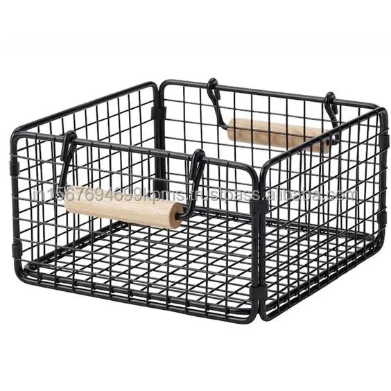 Extra Large Size Storage Basket With Wood Handles Best Quality hotles ...