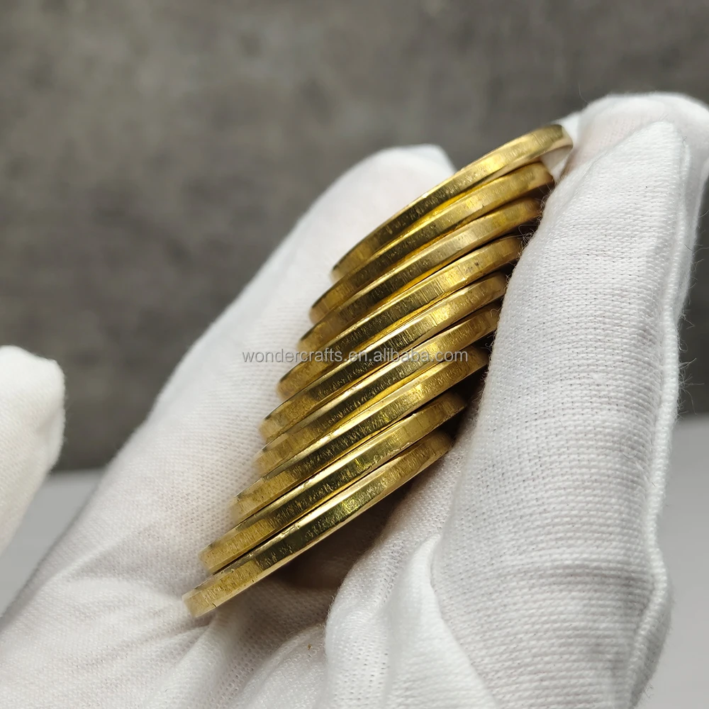 WD Custom Metal Brass Copper Challenge Token Blank Coins