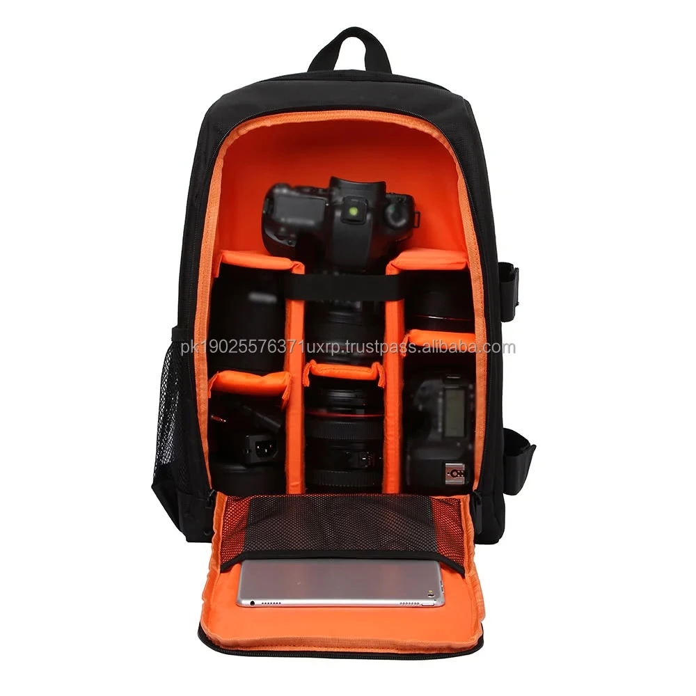 Camera Backpack Camera Bag Waterproof For Dslr Camera Lens And ...
