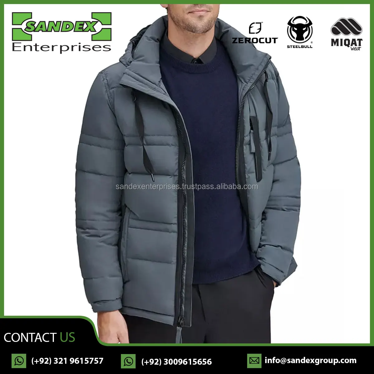 Black Color Men Plain Zipper Bubble Jackets Factory Men's Winter Bubble Jackets Online Shopping ...