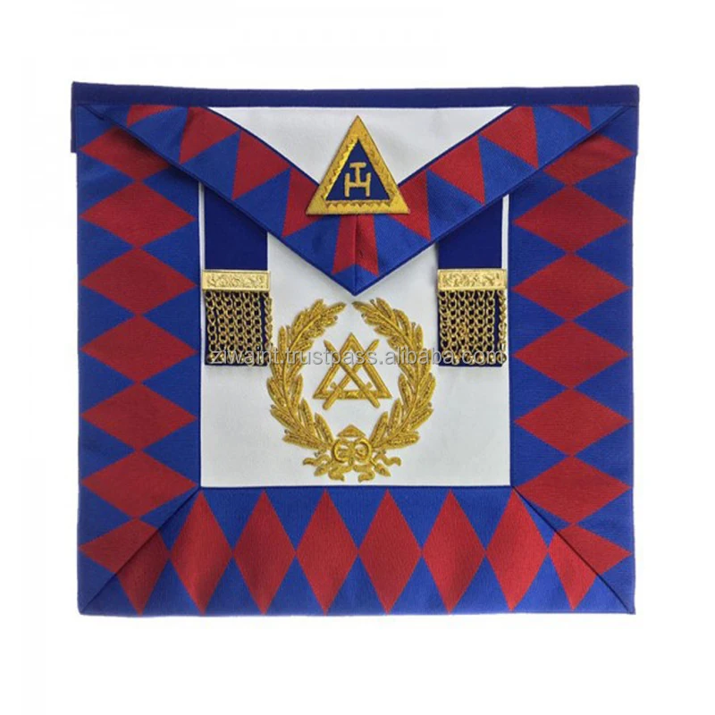 Factory-Made Masonic Mark Regalia Dress Apron Collar Set Real Leather ...