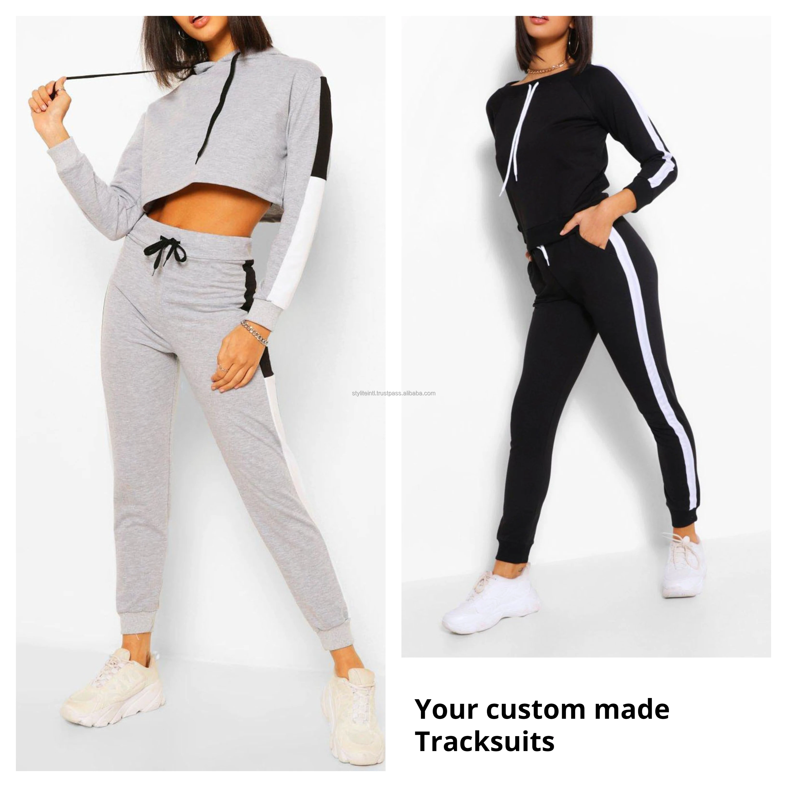 Shop Our Custom Diamond Rhinestone Logo Velvet Jogging Suits