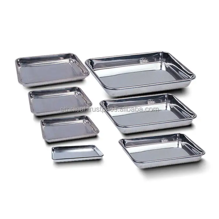 Hospital Medical 304 Stainless Steel Tray - Surgical Instrument Tray