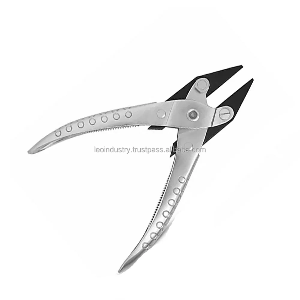Parallel Action Pliers Round Concave Jaw Nose Pliers 140mm Jewelry Wire ...