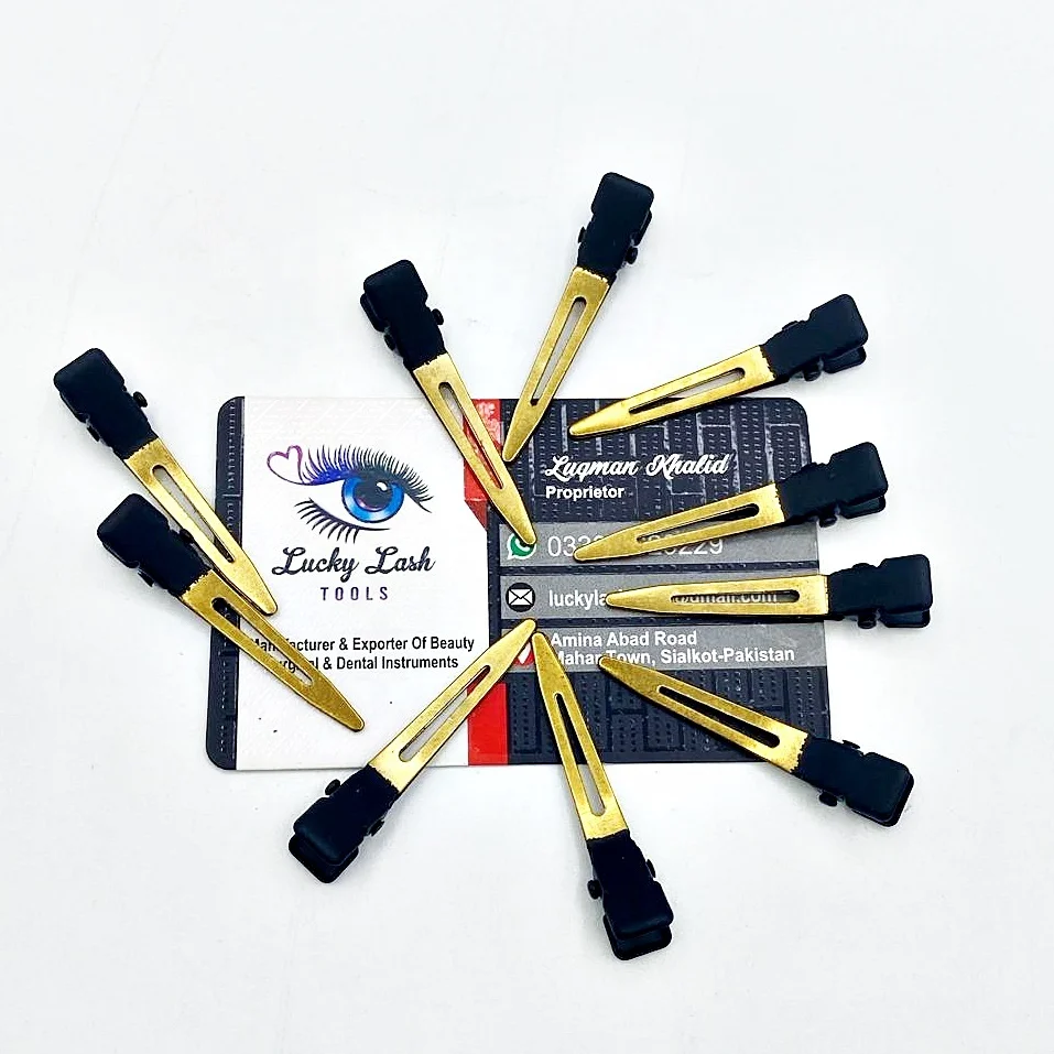 Hair Extension Scissor Solid Stainless-steel Gold & White Color ...