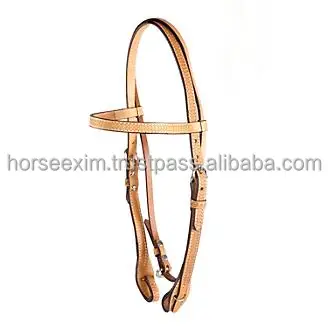 Handmade Genuine Leather Horse Leather Bosal Headstall With Fancy ...