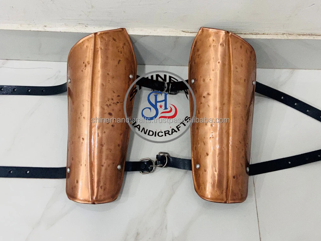 Medieval 300 Spartan Arm Guard Costume Copper Finish Knight Crusader ...