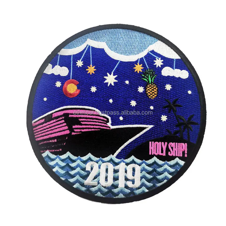 Factory Price Custom Design Embroidery Patches Iron On Embroidered ...