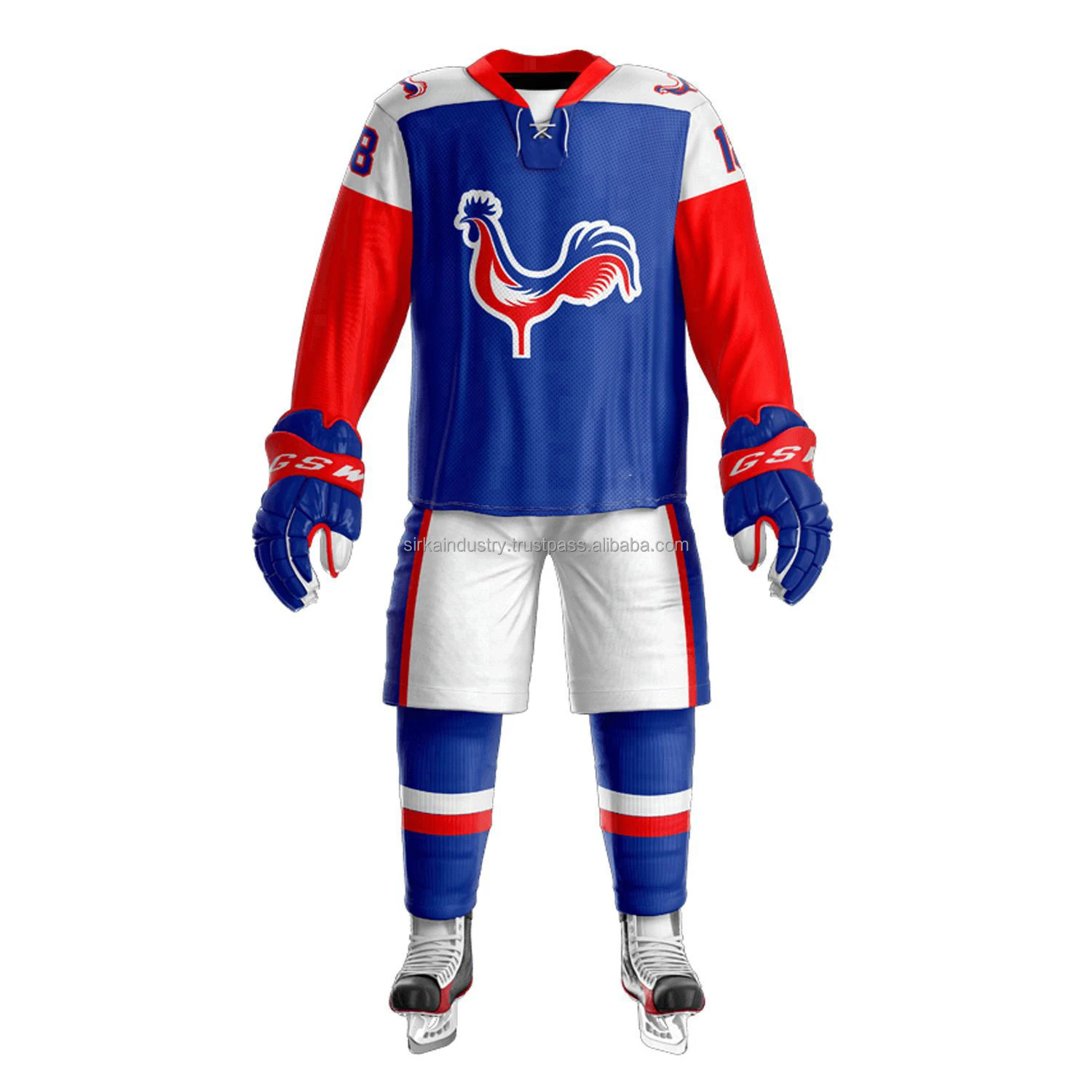 Full Custom Sublimation Printing Team Ice Hockey Wear Practice ...