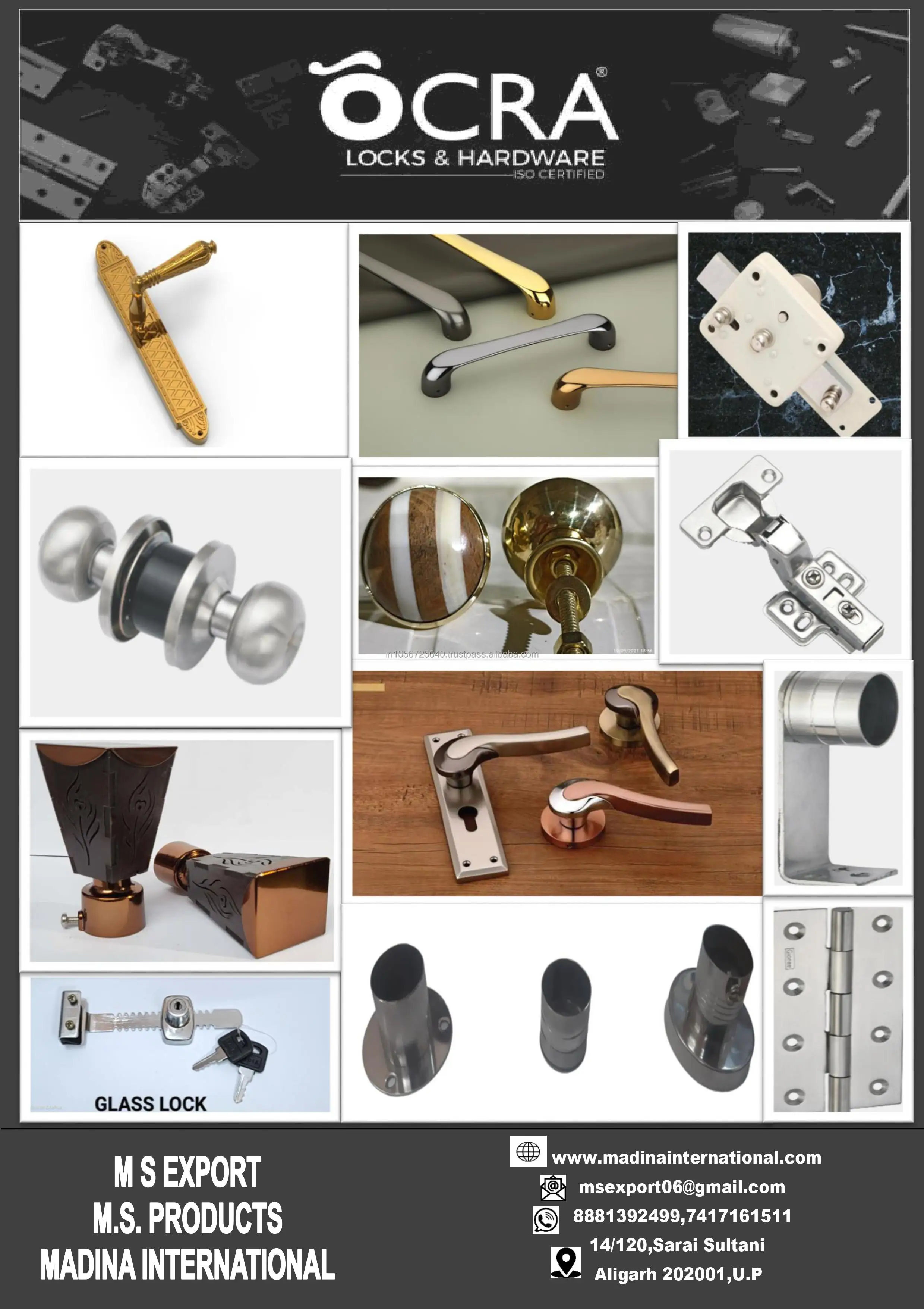 Ocra New Design Modern Design Door Handle For Apartment Interior Door ...