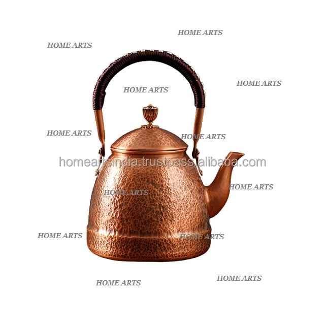 Premium Quality Hammered Brass Coffee Kettle Trending Design Round ...