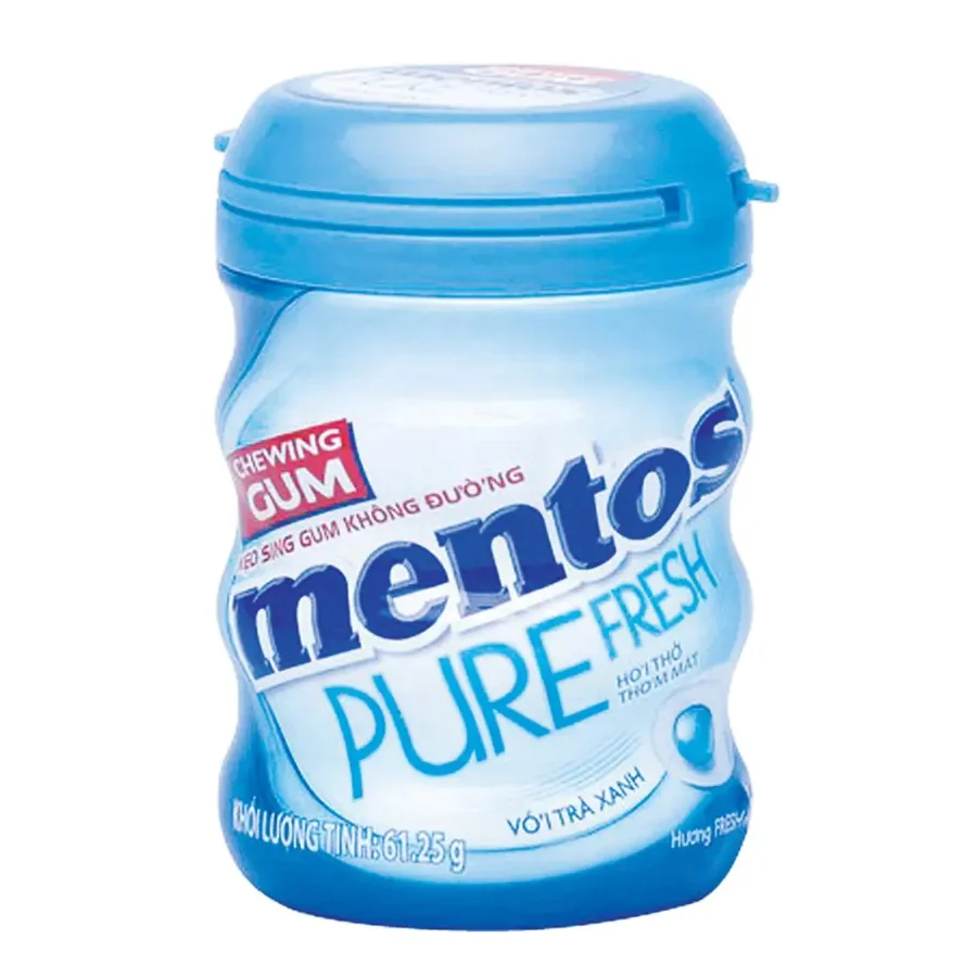 Mentos Pure Fresh Sugar Free Chewing Gum with Refreshing Freshmint ...
