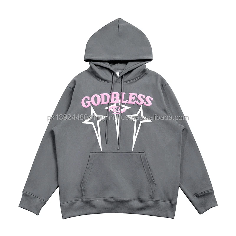 2023 Hip Hop Custom Zip Up Hoodie Oversized Breathable Sustainable ...